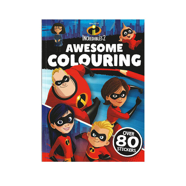 the incredibles 2 coloring book